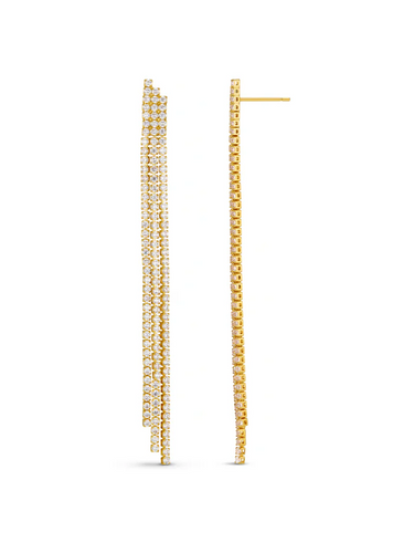 Orelia Cupchain Waterfall Drop Earrings – nooki design